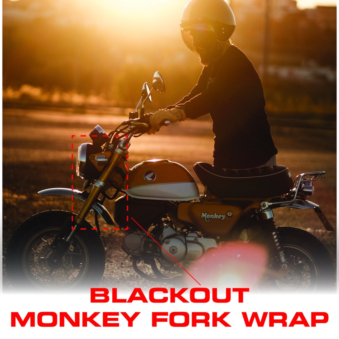 Honda Monkey Graphics Honda Fork Blackout Decal Kit - Etsy