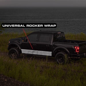 UNIVERSAL Rocker Panel Wrap Sheet || TOPO Wrap || Topographical Vinyl ...