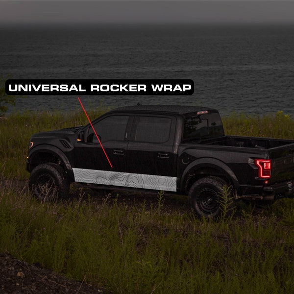 Topo Map Vinyl Wrap - Etsy