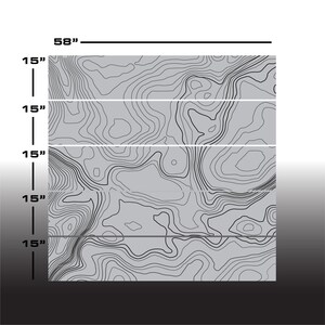 UNIVERSAL Rocker Panel Wrap Sheet || TOPO Wrap || Topographical Vinyl ...