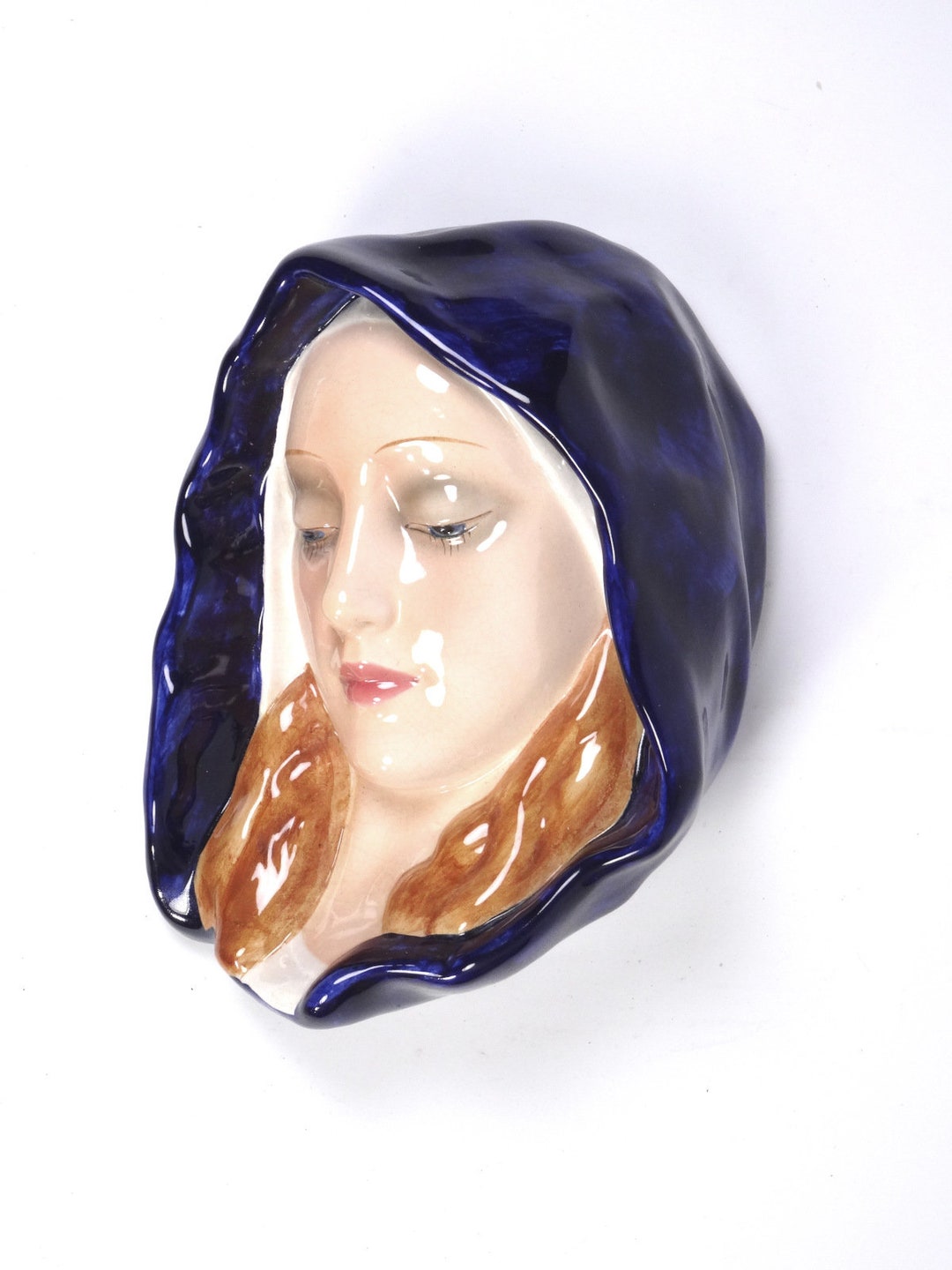 Art Deco Madonna Wall Mask by Goebel - Etsy