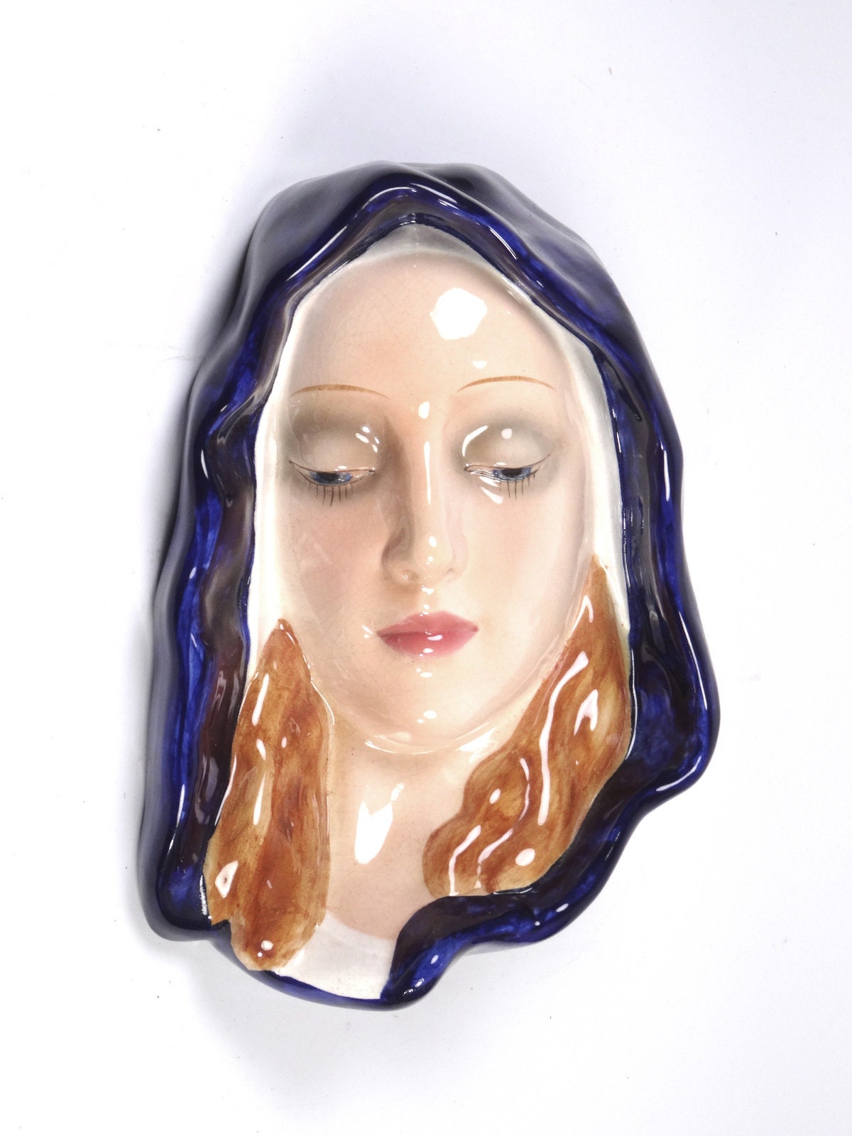 Art Deco Madonna Wall Mask by Goebel - Etsy