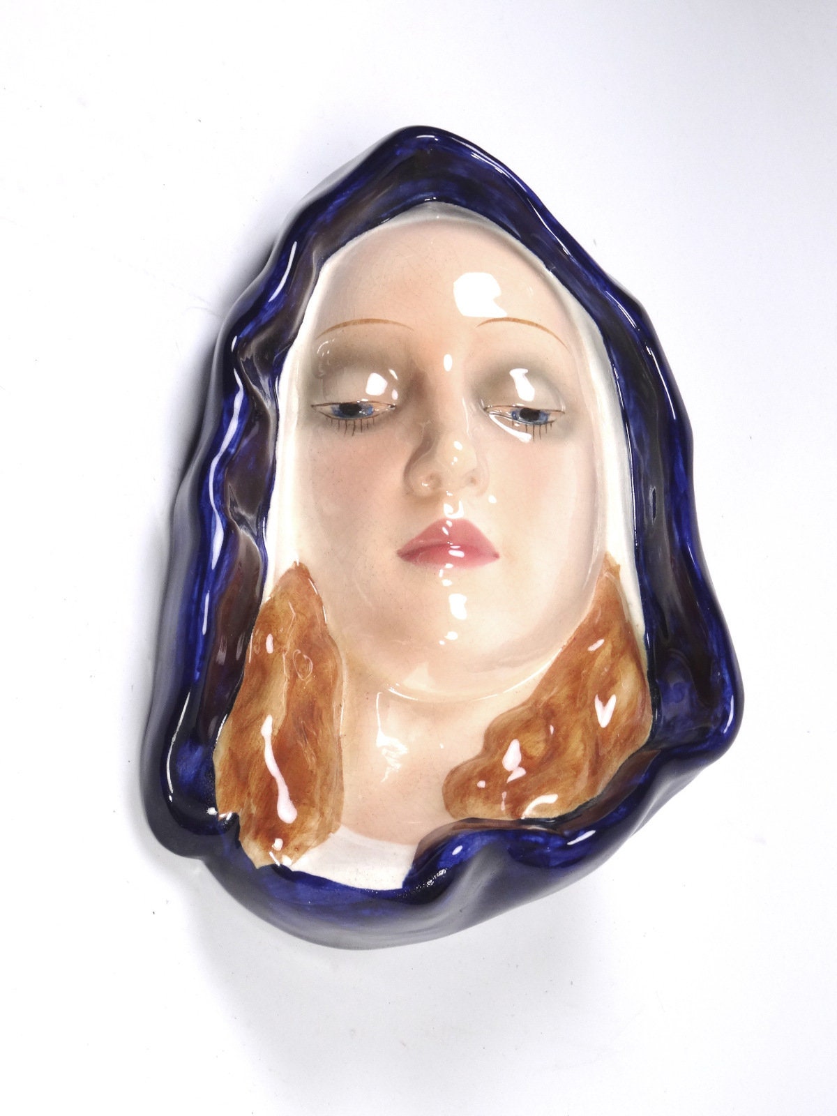 Art Deco Madonna Wall Mask by Goebel - Etsy