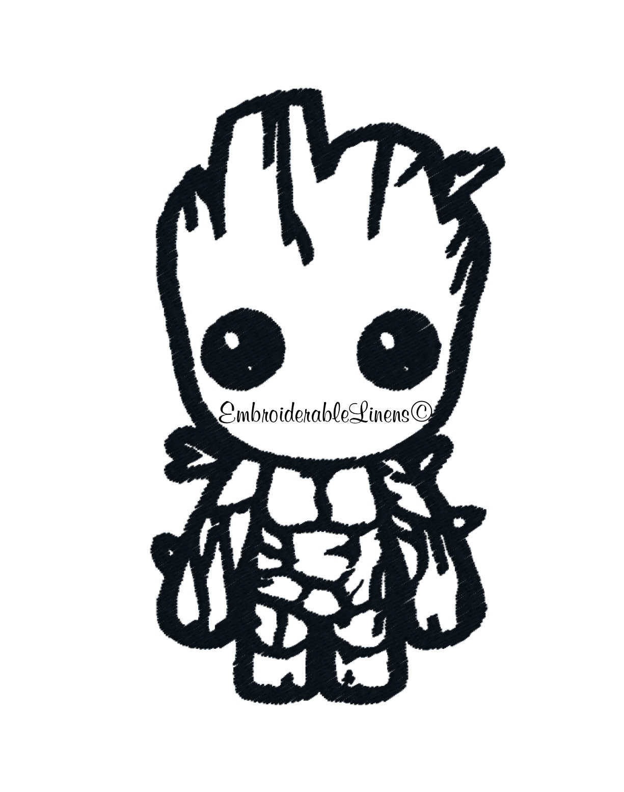Baby Groot Embroidery Design-Baby Groot Guardians of | Etsy