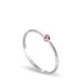 Pink Sapphire Ring 14K Gold – Minimalist Stackable Ring GR00021-002 - Etsy