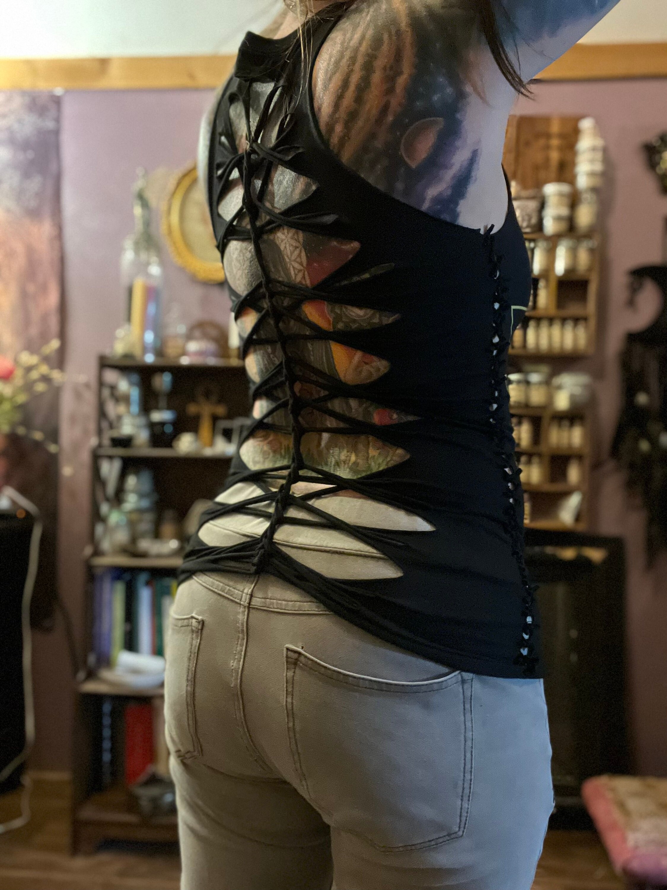 Mastodon / Crack the Skye / Exposed Back Shredded Tank / Ladies Small ...