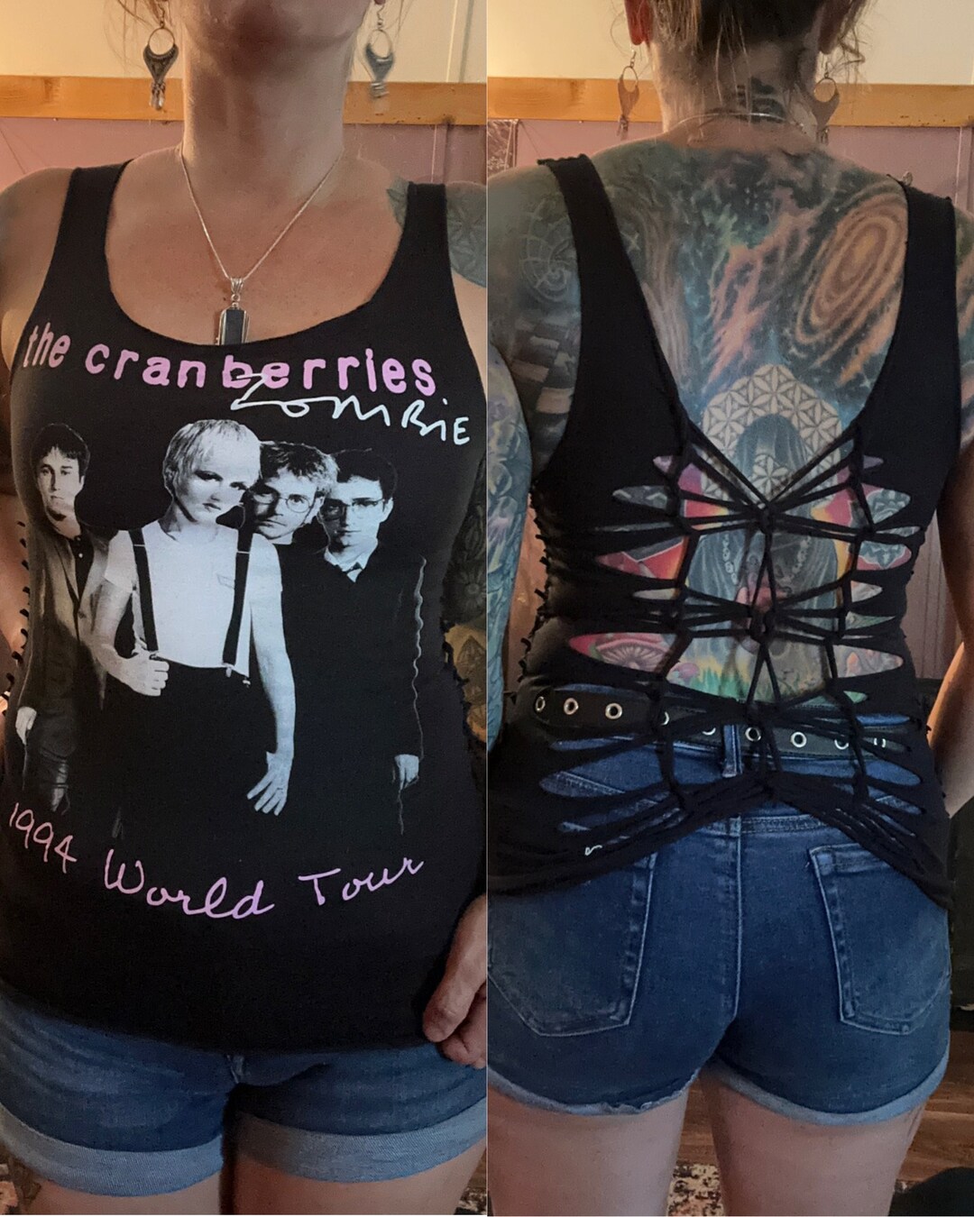 The Cranberries / Zombie / Shredded / Vintage Tank / Ladies Medium - Etsy