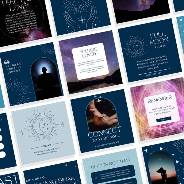 Spiritual Template - Etsy