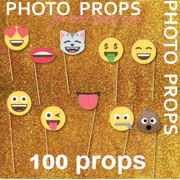 Emoji Photo Booth - Etsy