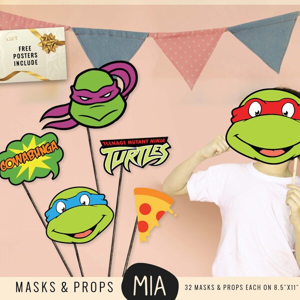 Ninja Turtle Poster - Etsy