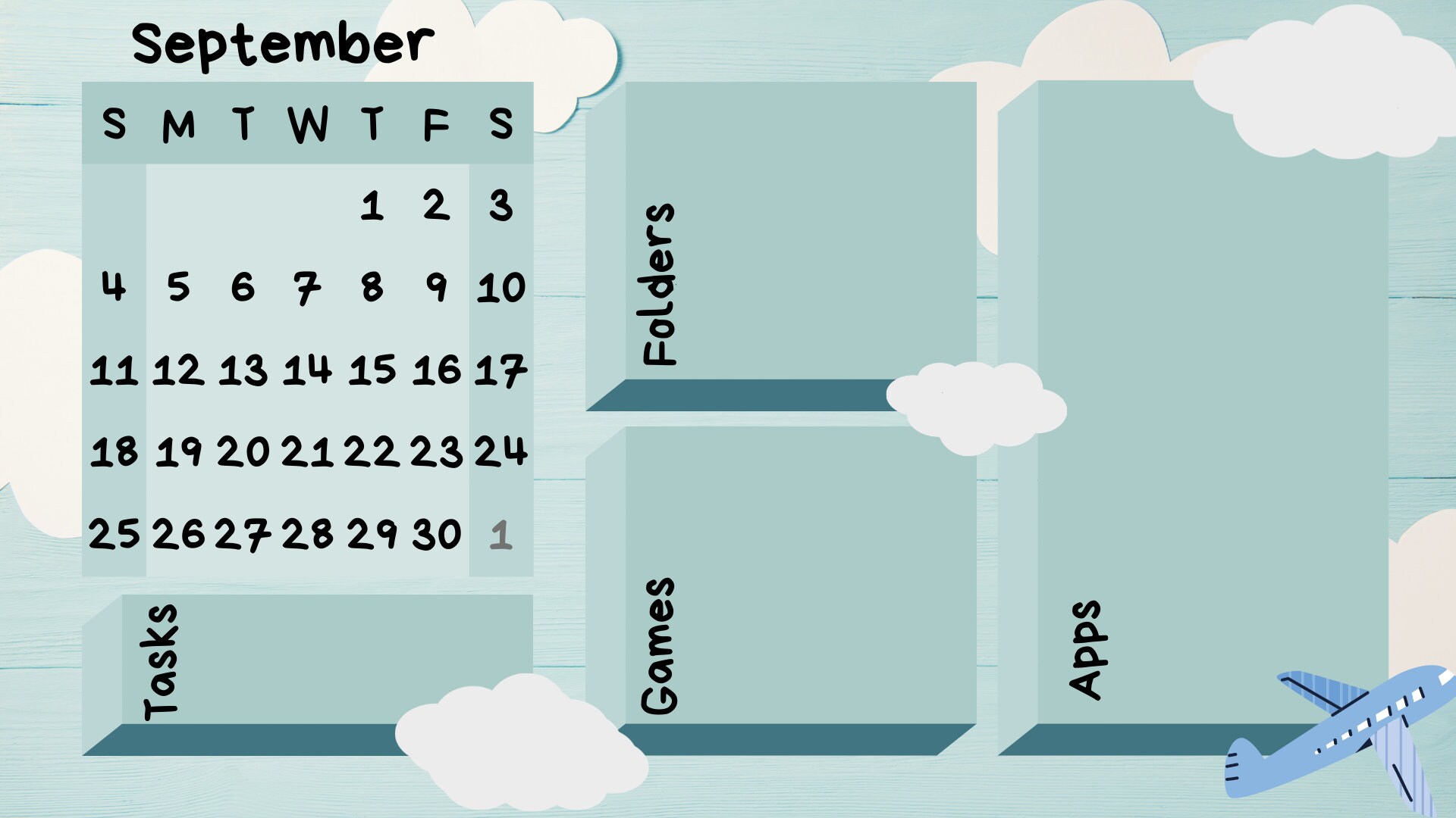 September Desktop Wallpaper Pack - Etsy