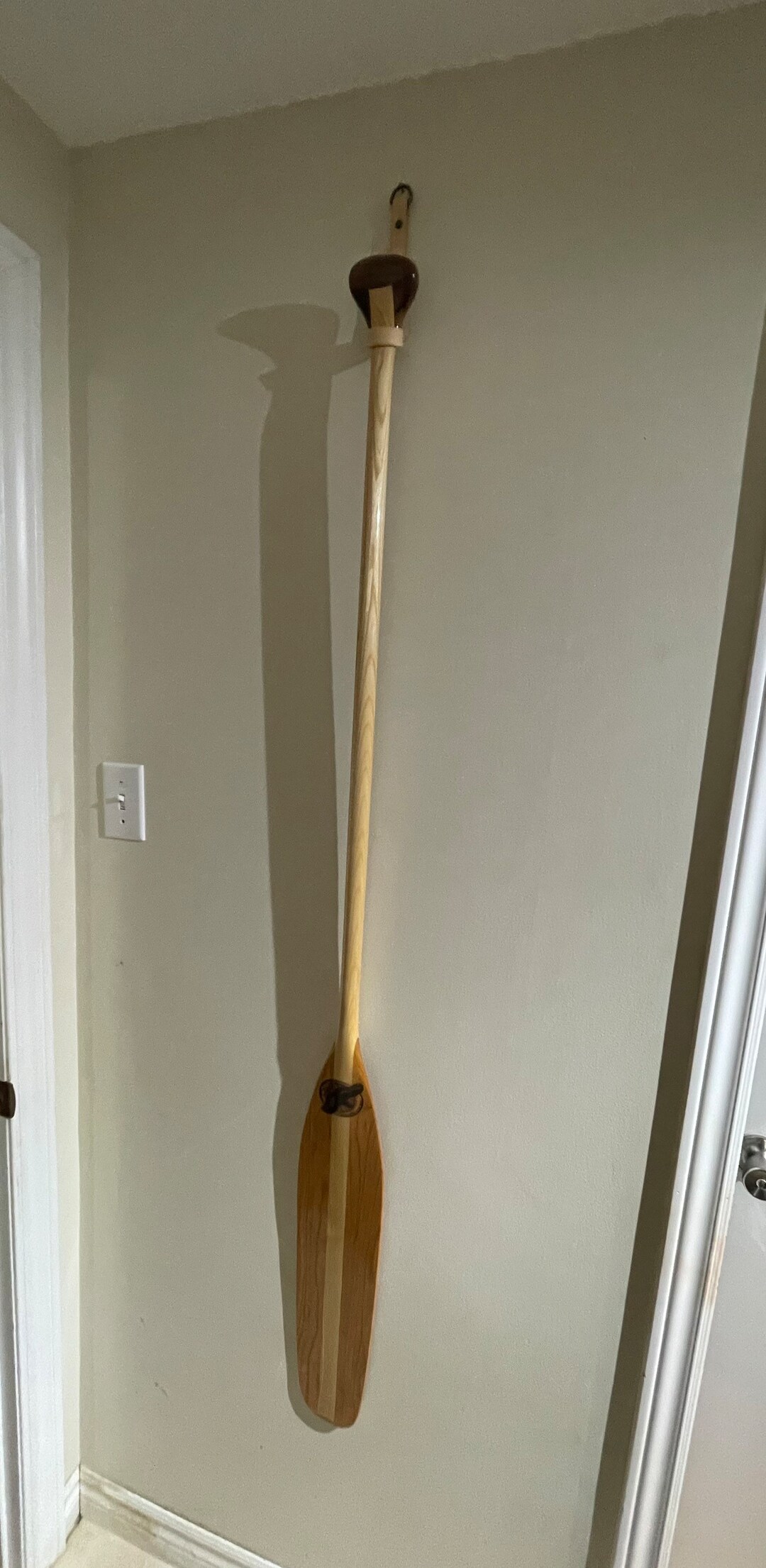 Leather Paddle Hanger - Etsy