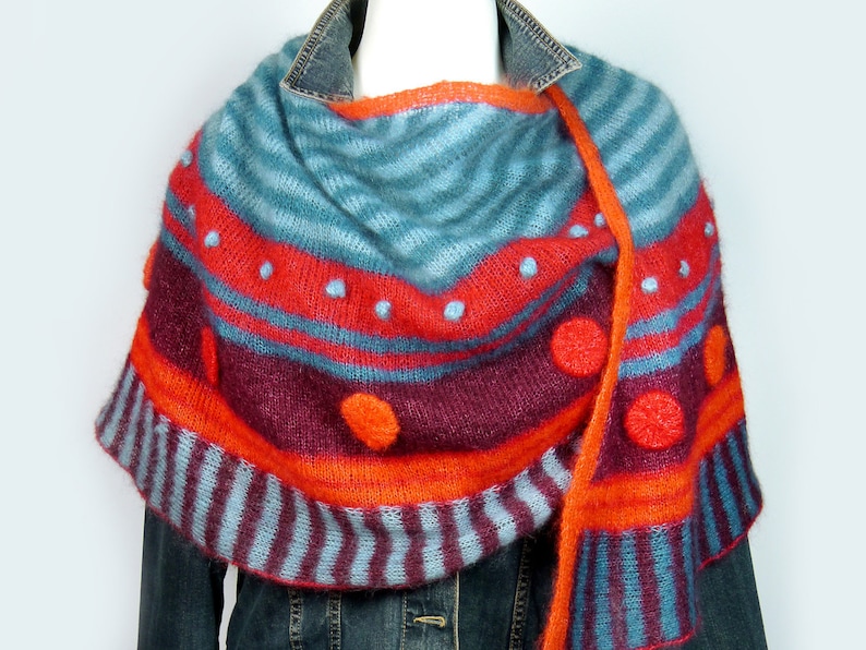 Shawl HATSCHEPSUT Knitting Pattern - Etsy