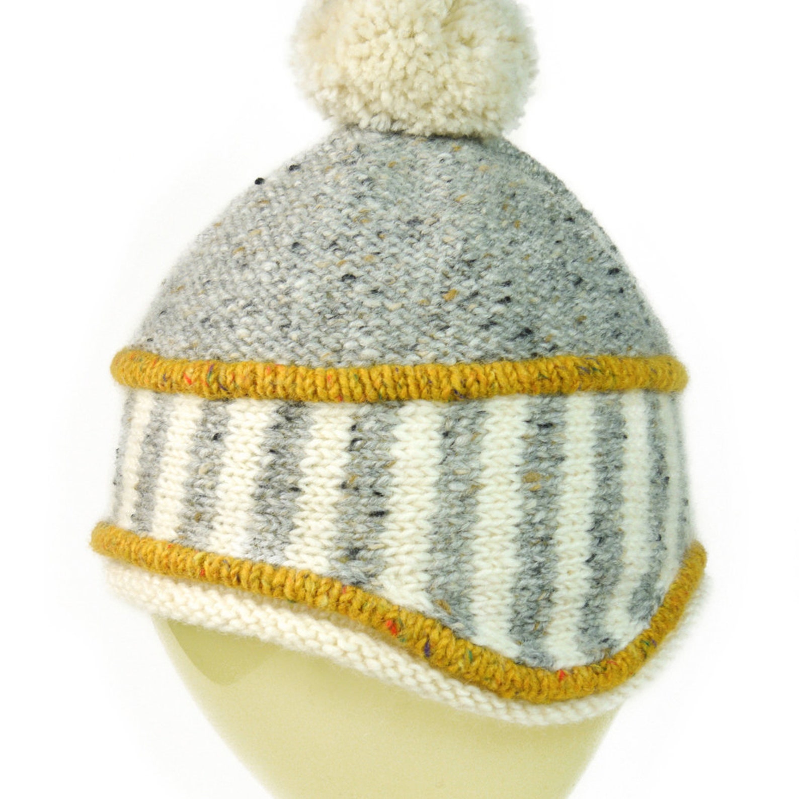 Tweed Hat DANTE, Knitting Pattern in 6 Sizes - Etsy