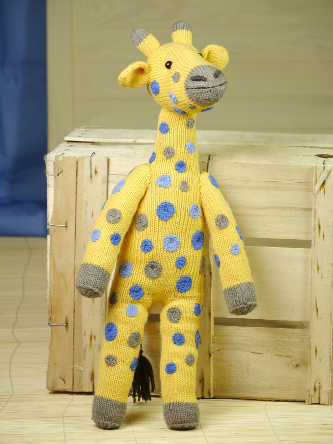 AMANI THE GIRAFFE Knitting Pattern | Etsy