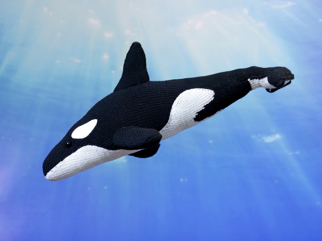 Arrluk the Orca, Killer Whale (knitting Pattern) - Etsy