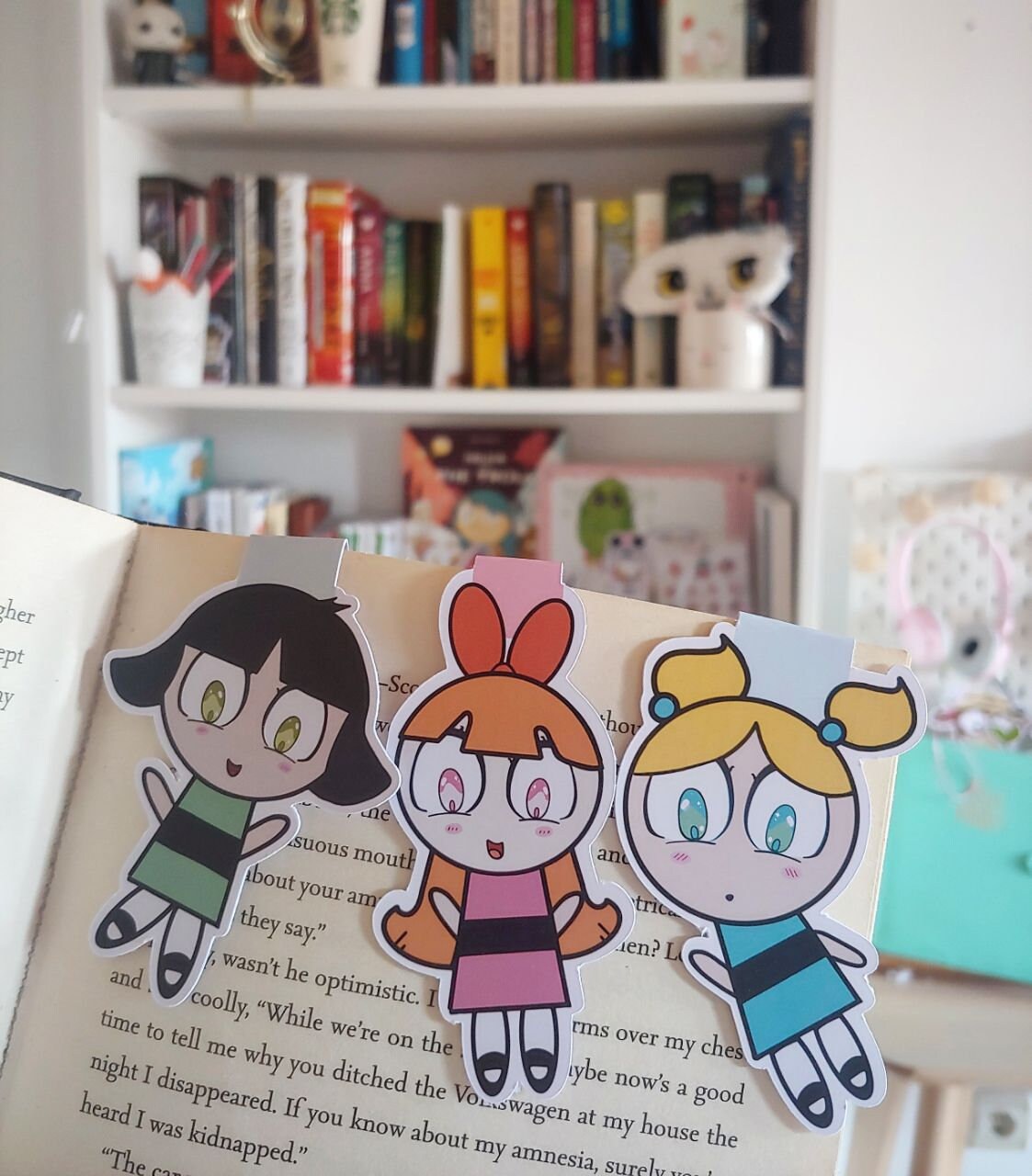 The Power Puff Girls magnetic bookmarks | Etsy