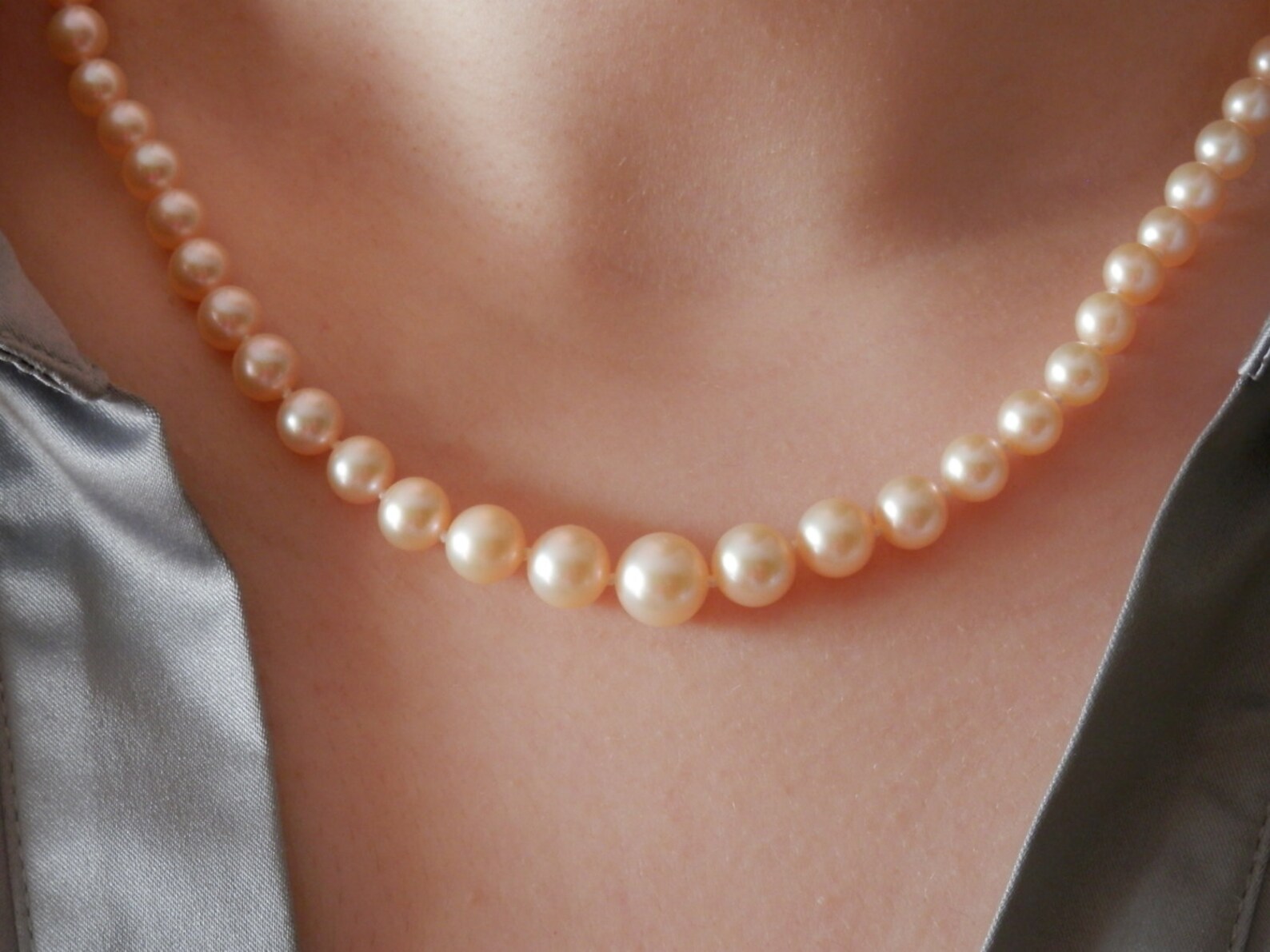 Bridal Pearl Necklace-graduated Pearl Necklace-statement Pearl Necklace ...
