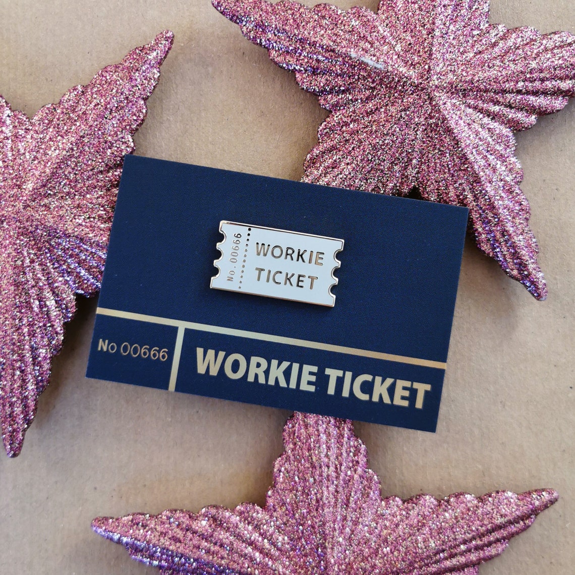 NORTHERN Workie Ticket enamel pin | Etsy