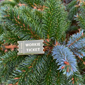 NORTHERN Workie Ticket Enamel Pin - Etsy