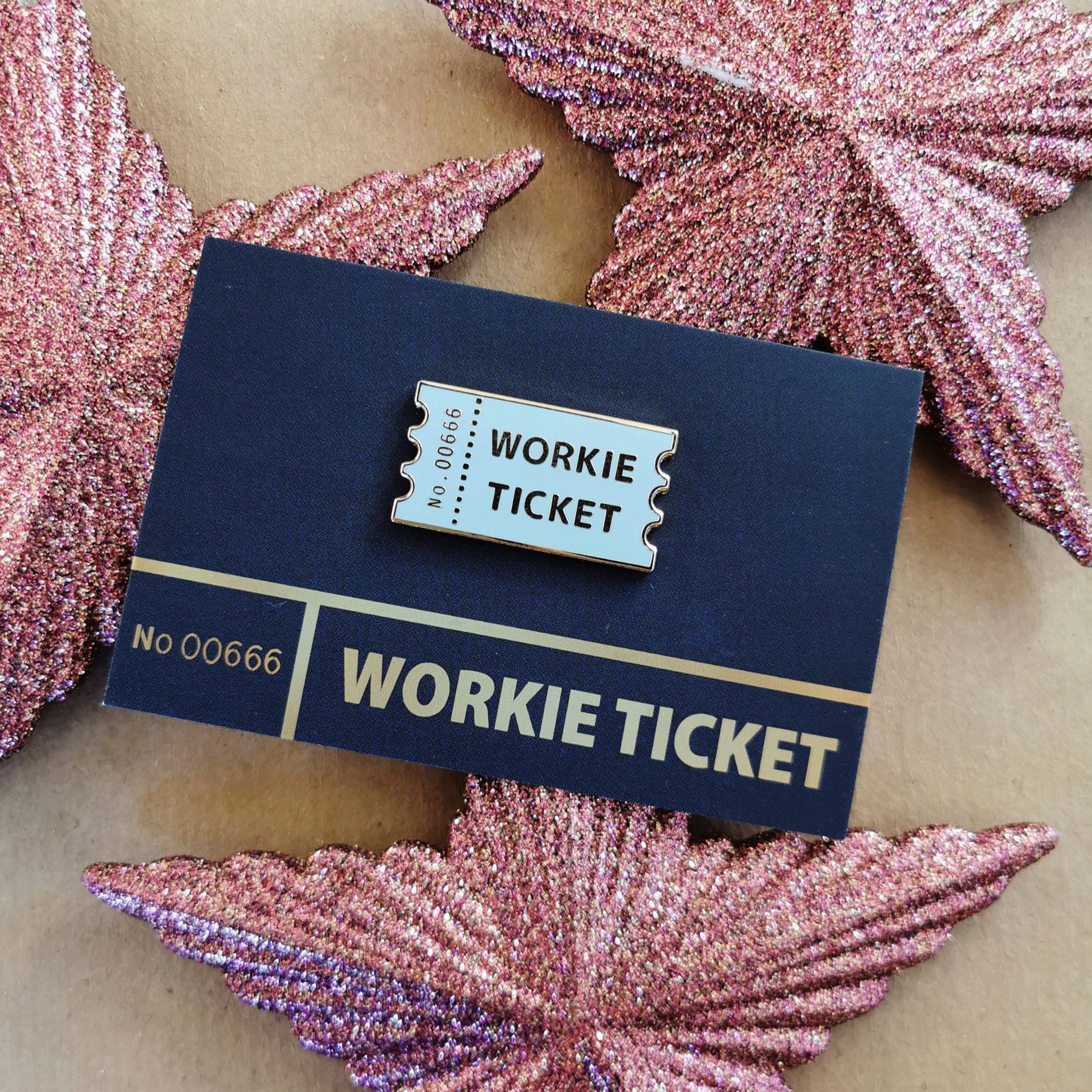 NORTHERN Workie Ticket enamel pin | Etsy