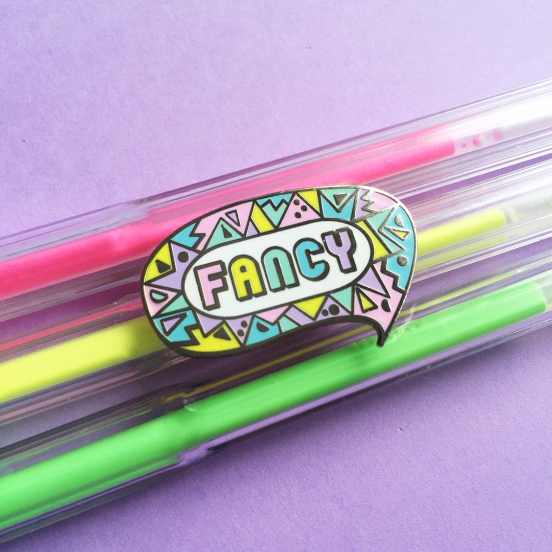 FANCY ENAMEL PIN - Etsy