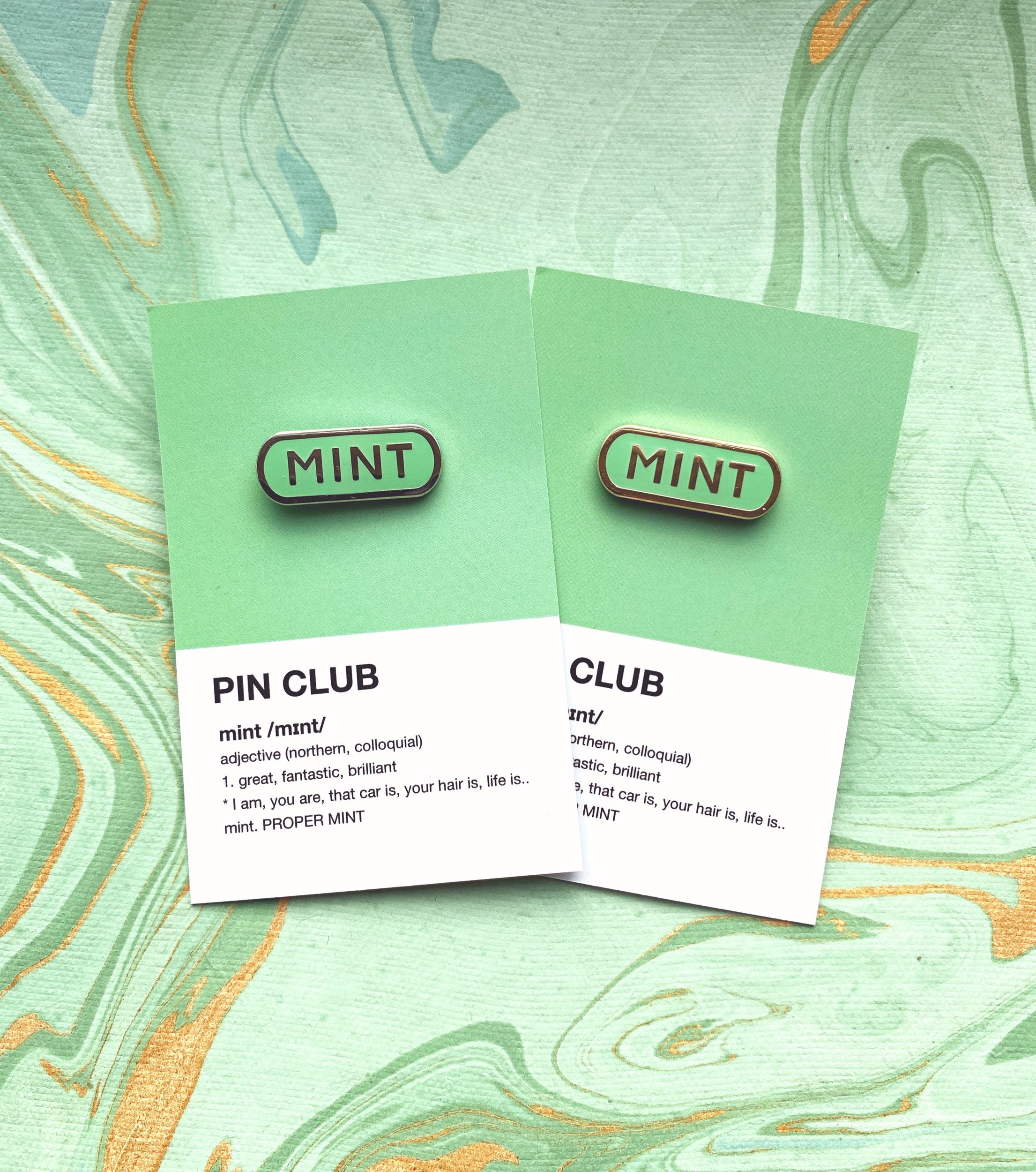 MINT Enamel Pin | Etsy UK
