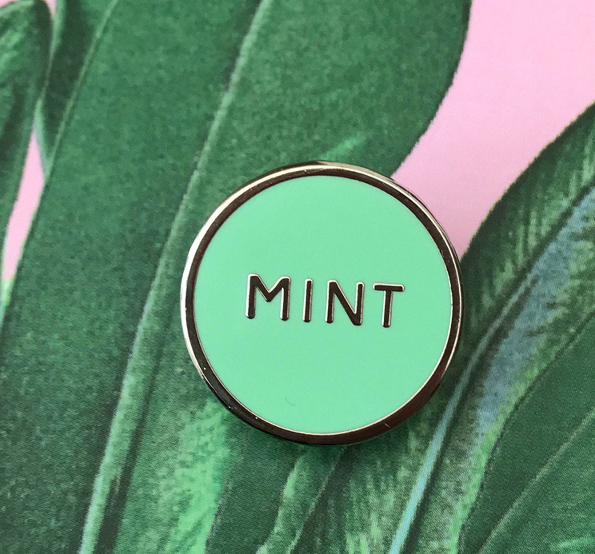 MINT Enamel Pin - Etsy