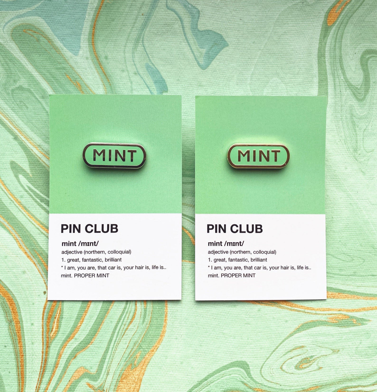 MINT Enamel Pin | Etsy UK