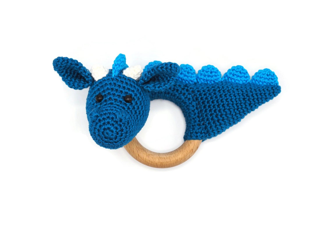 CROCHET PATTERN Rattle Dragon - Etsy