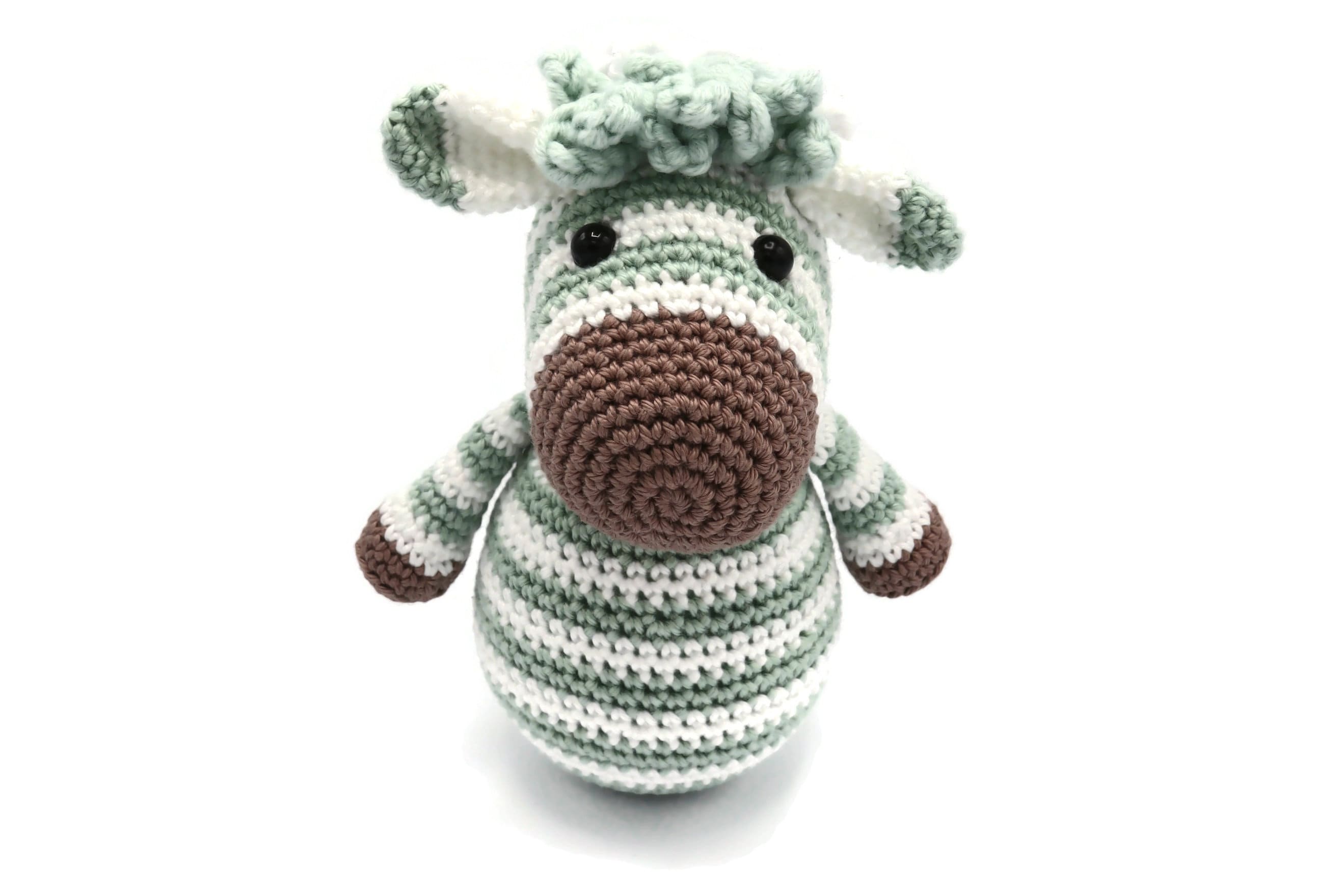 CROCHET PATTERN Wobble Zebra small version | Etsy