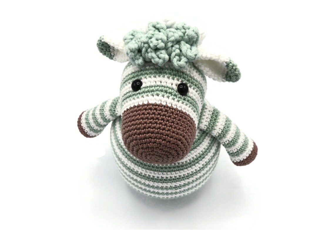 CROCHET PATTERN Wobble Zebra big Version - Etsy