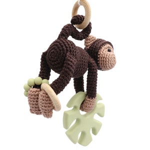 CROCHET PATTERN Stroller Toy Monkey - Etsy