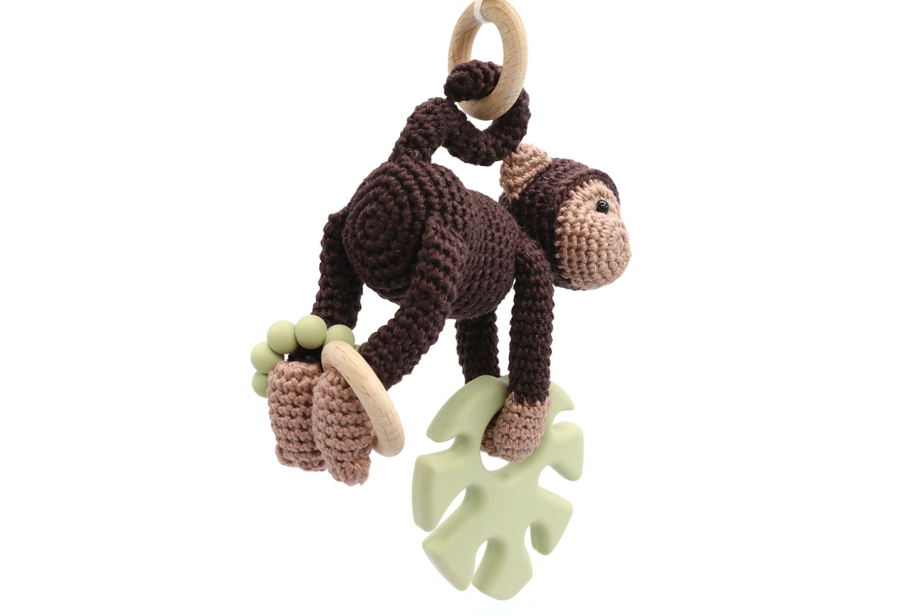CROCHET PATTERN Stroller Toy Monkey - Etsy