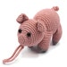 CROCHET PATTERN Pacifier Buddy Piglet - Etsy