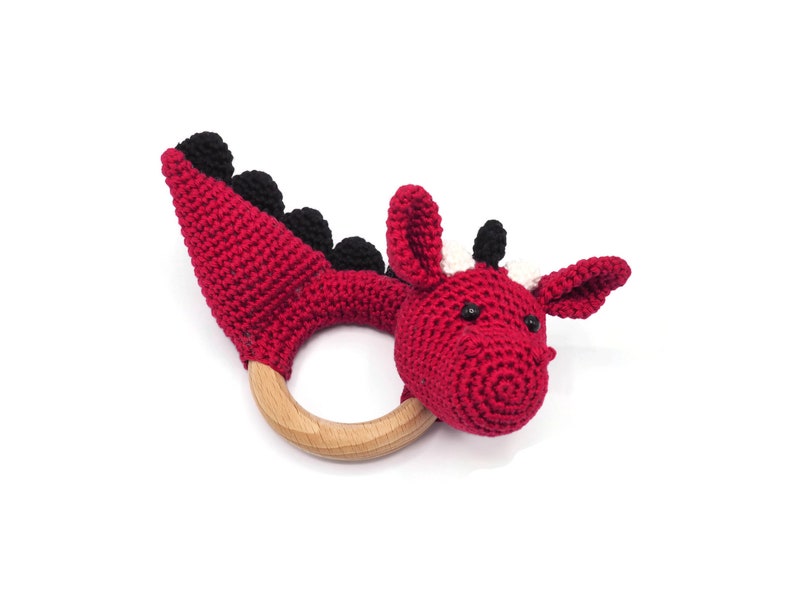 CROCHET PATTERN Rattle Dragon - Etsy