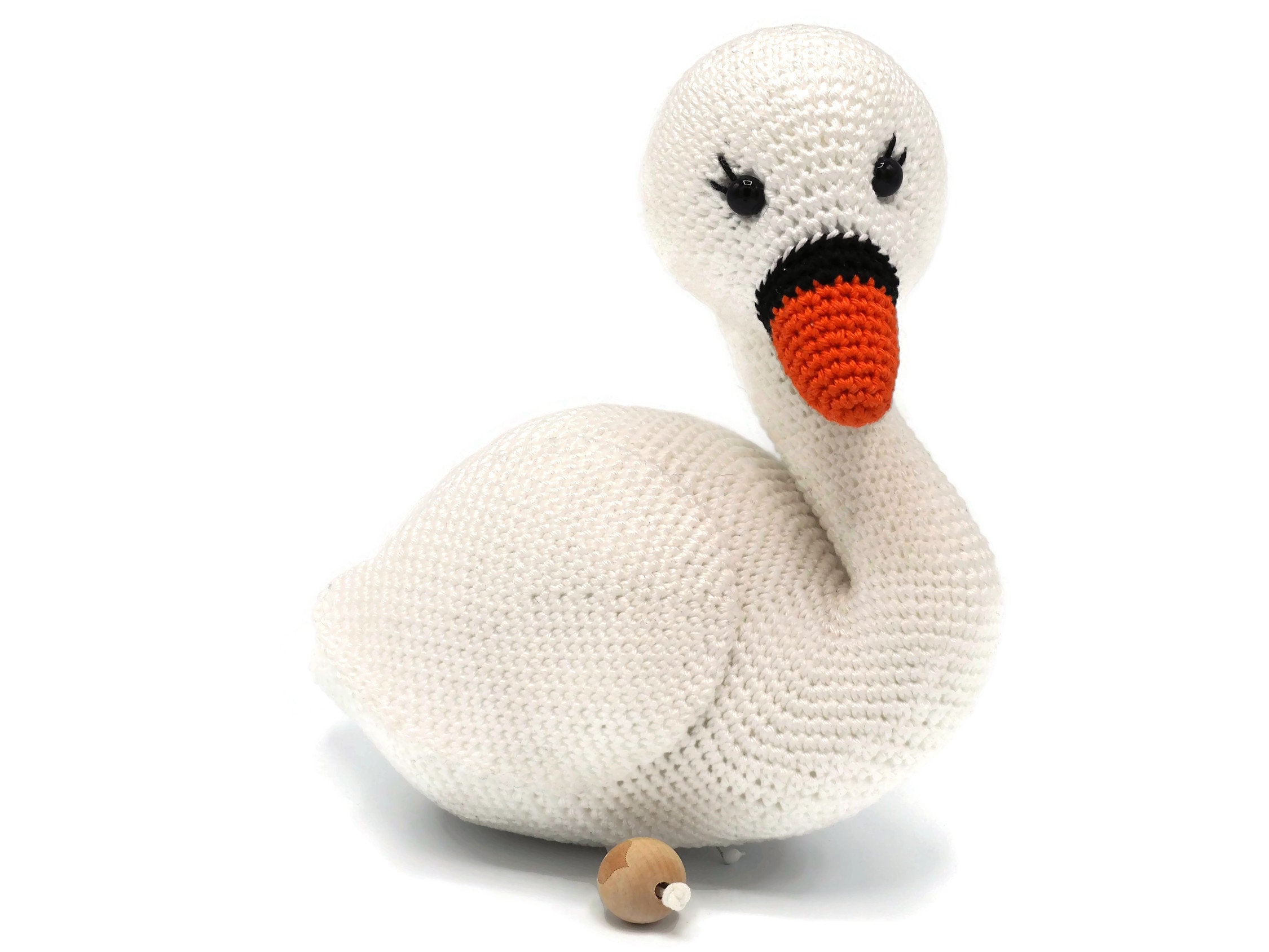CROCHET PATTERN Swan Zarah Musical Stuffed Animal - Etsy
