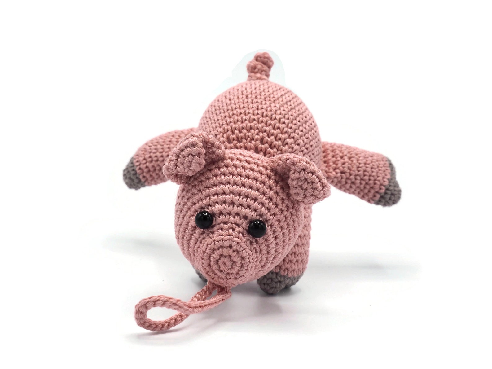 CROCHET PATTERN Pacifier Buddy Piglet - Etsy