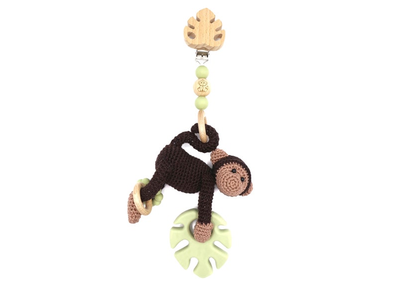 CROCHET PATTERN Stroller Toy Monkey - Etsy