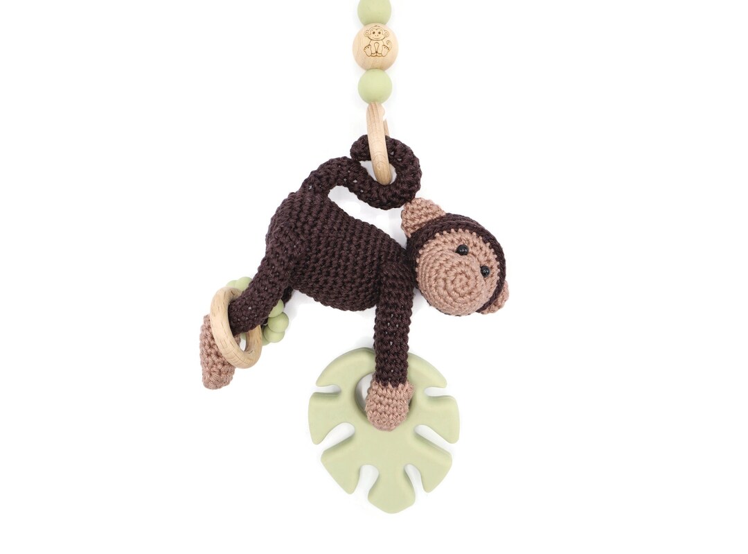 CROCHET PATTERN Stroller Toy Monkey - Etsy