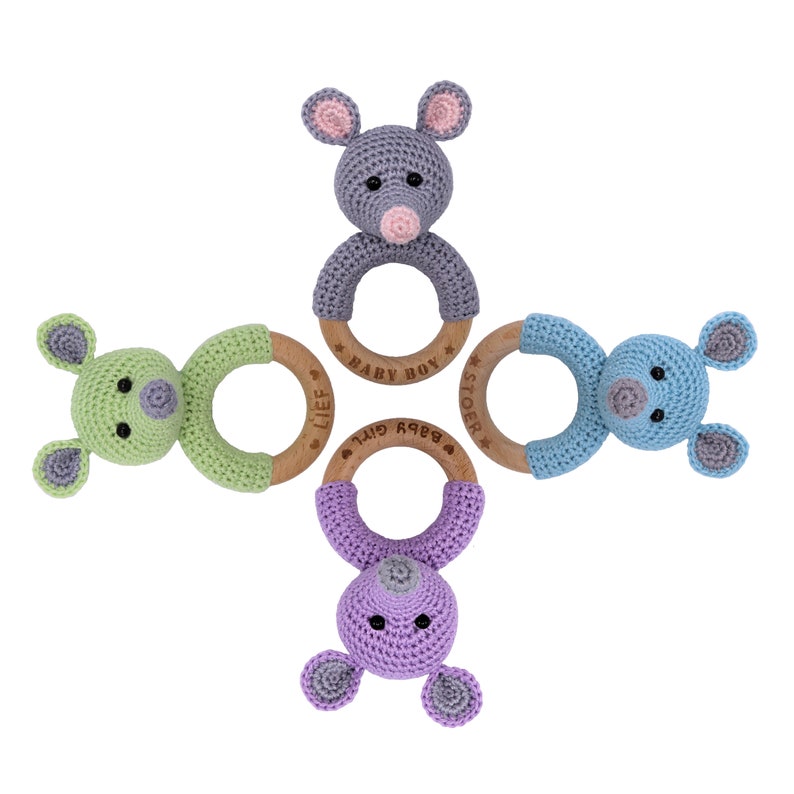 CROCHET PATTERN Rattle Mouse - Etsy