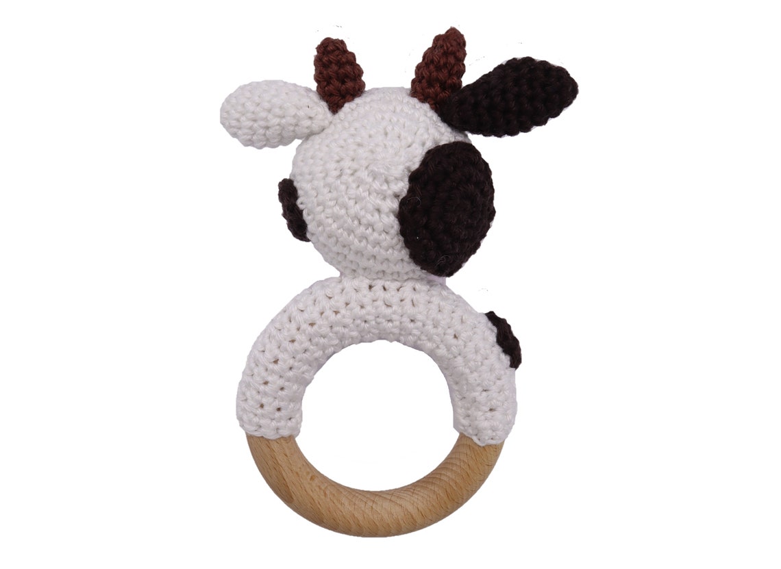 CROCHET PATTERN Rattle Cow - Etsy
