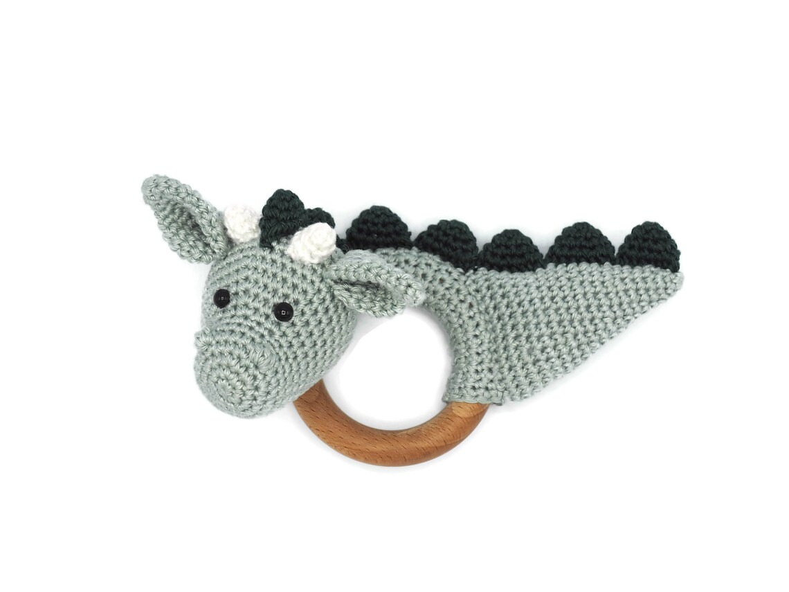 CROCHET PATTERN Rattle Dragon - Etsy