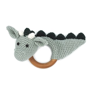 CROCHET PATTERN Rattle Dragon - Etsy