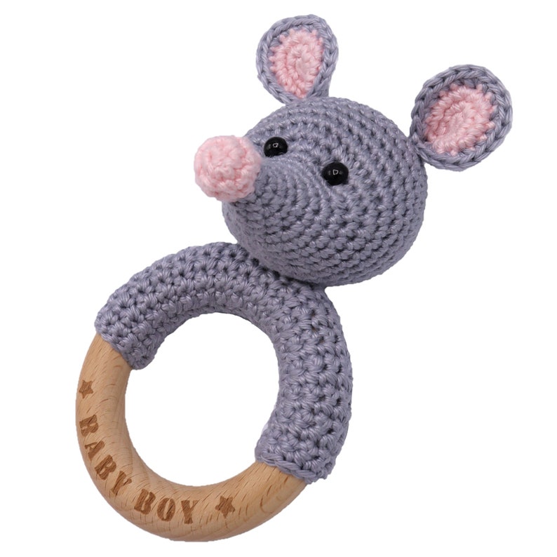 CROCHET PATTERN Rattle Mouse - Etsy