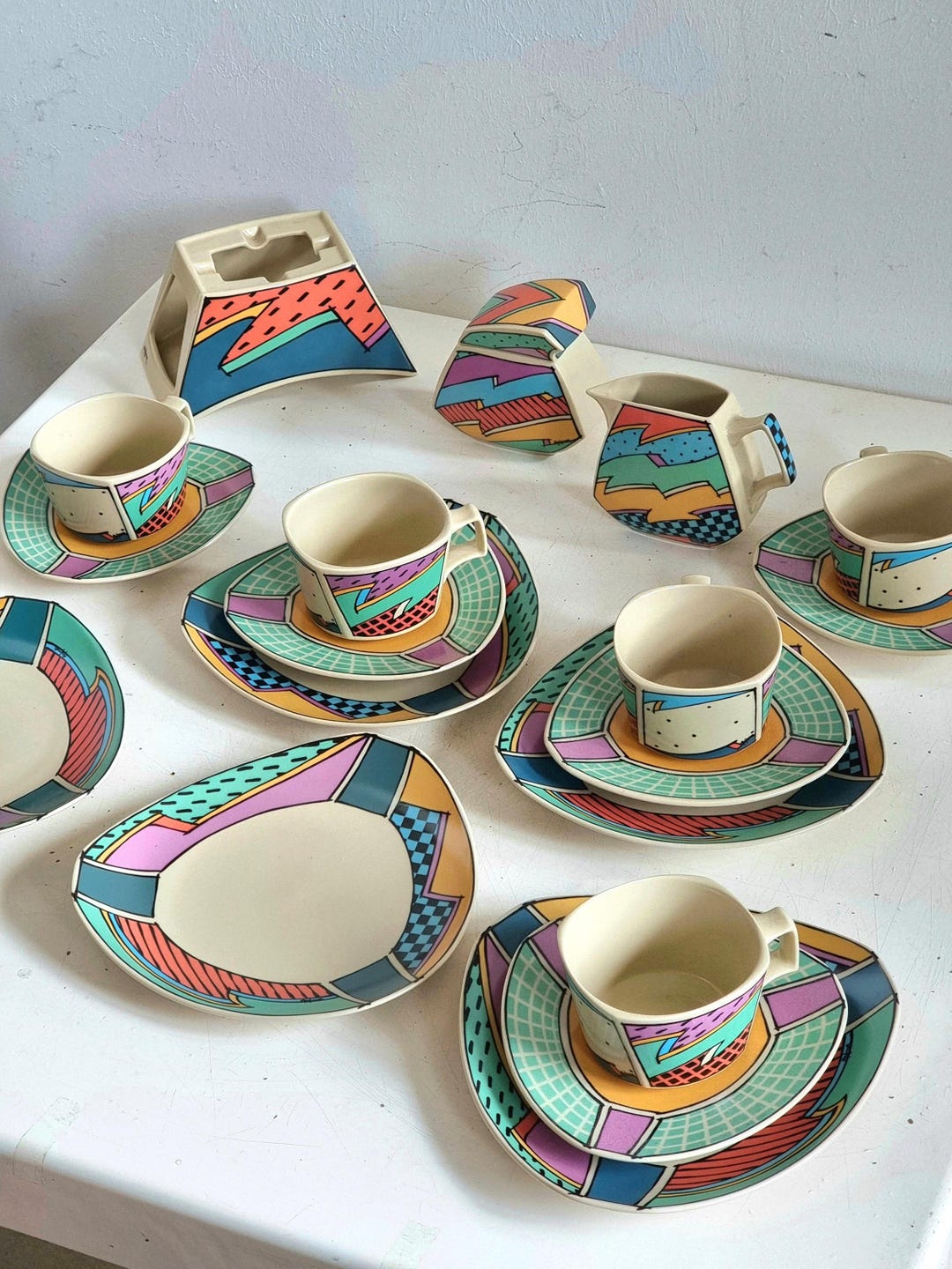 Rosenthal Flash One Coffe Service 18 Pieces Dorothy Hafner Postmodern ...