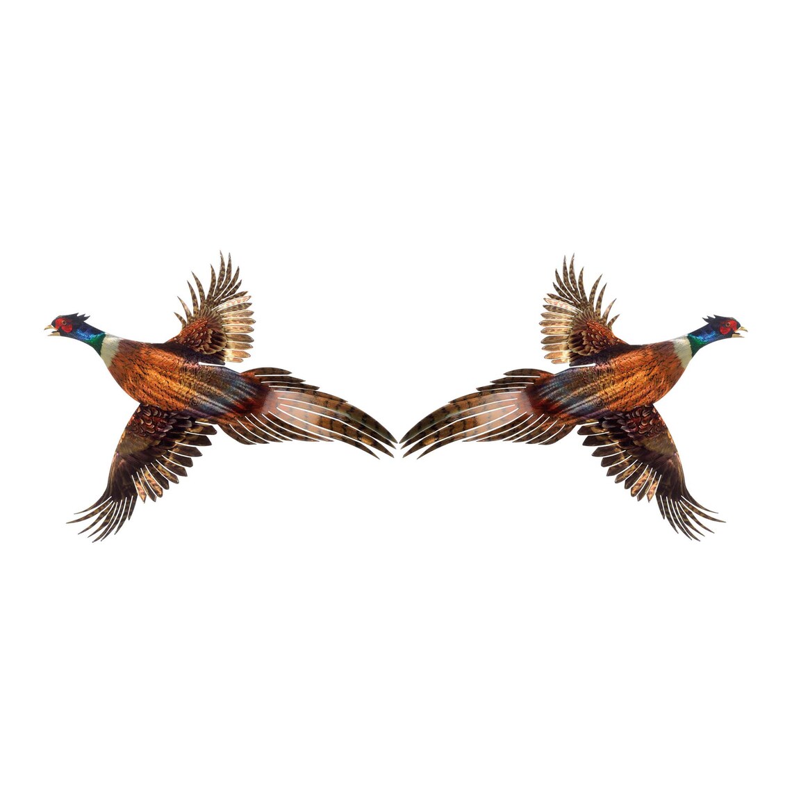 Metal Wall Art Pheasant Wall Decor SET | Etsy