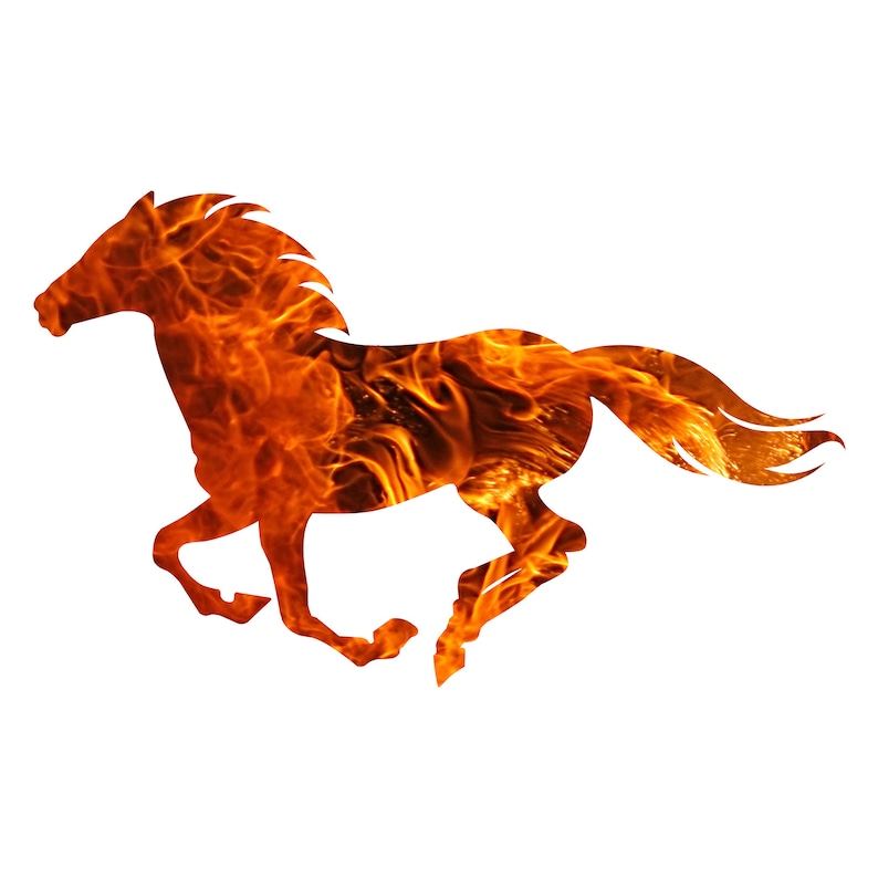 Metal Wall Art Running Horse - Etsy