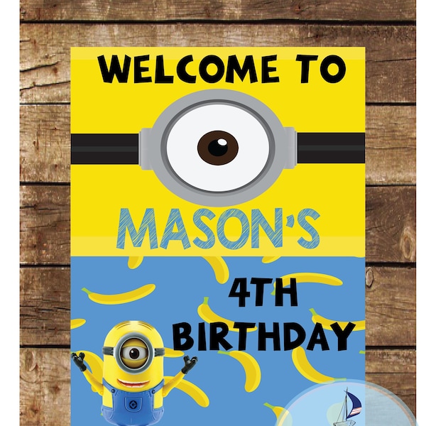 Minions Invitation - Etsy