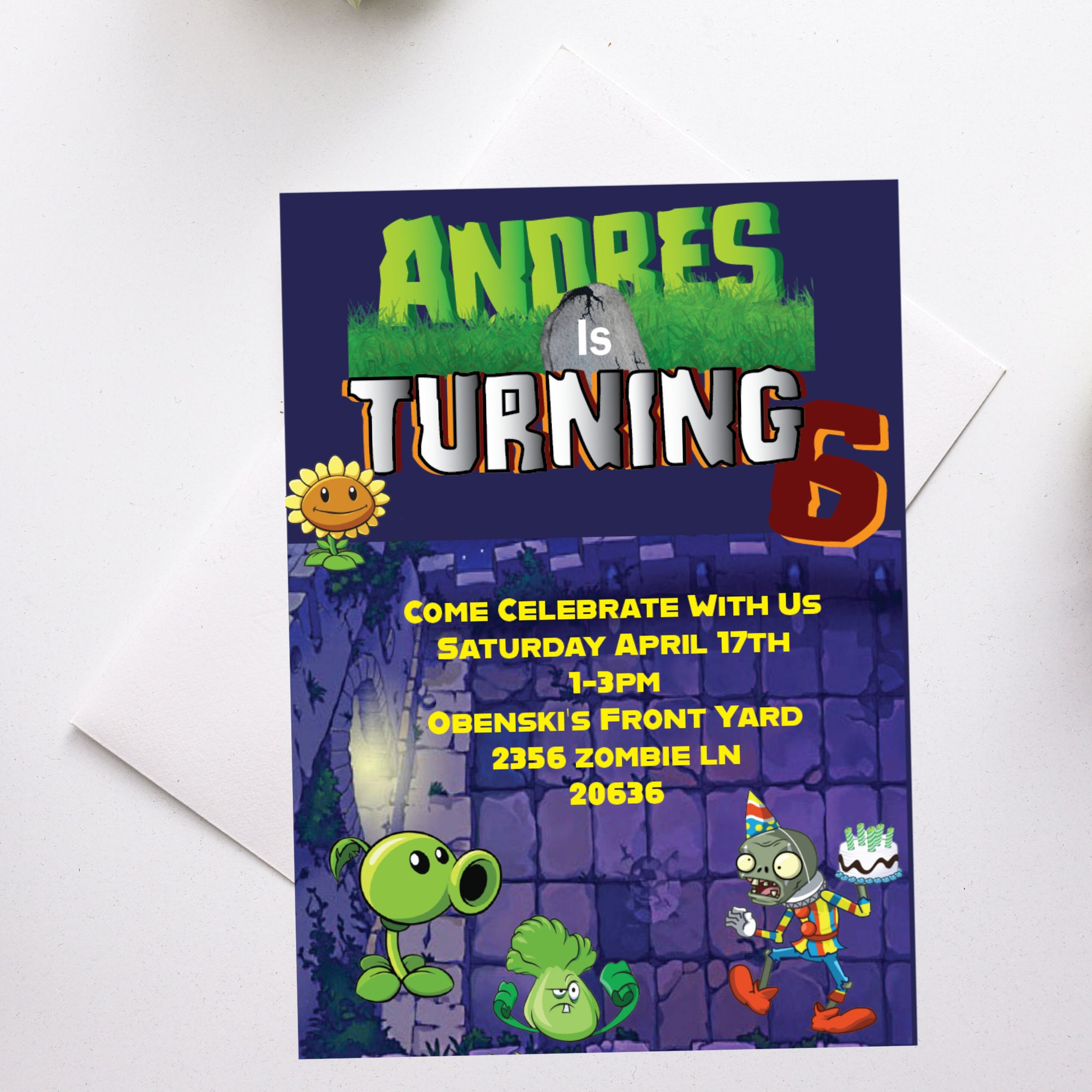 Plants Vs Zombies Poster Plant Vs Zombie Welcome Sign Plant Vs Zombie ...